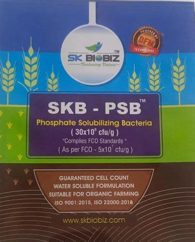 Phosphate Solubilizing Bacteria For 100 G Per Acre At ₹ 509kg In Nashik