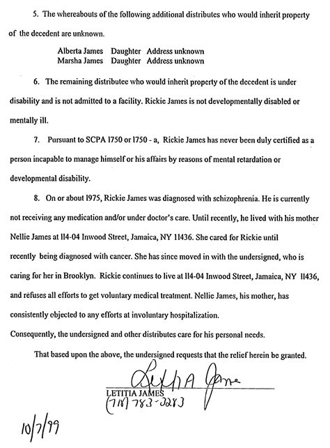 Missing Heirs And Mental Illness The Bizarre Case Of Letitia Jamess Fathers Estate The