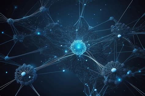 Premium Photo Dynamic Blue Hues Symbolizing Vital Network