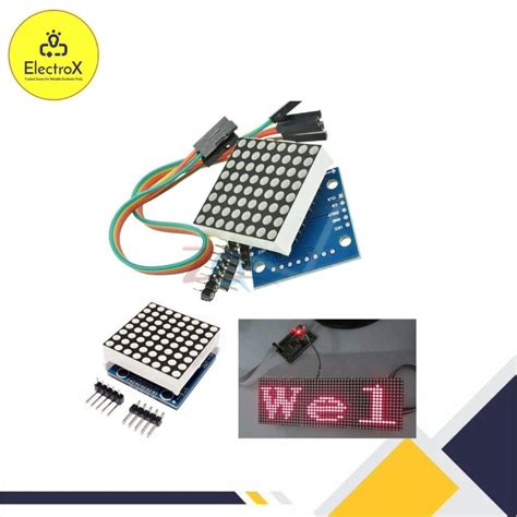 Max7219 Dot Matrix Module For Arduino Electroxbd