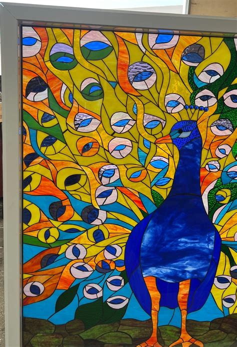 Marvelous Peacock Window Installed