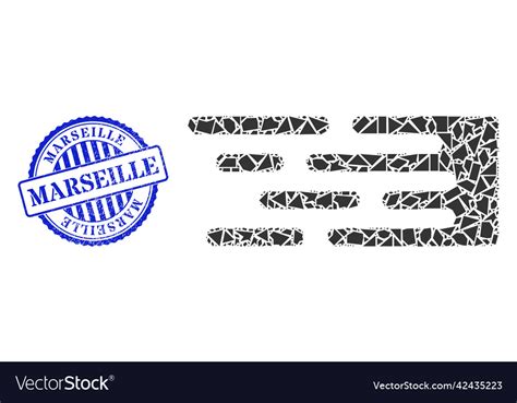 Fragment Mosaic Transition Beam Icon Royalty Free Vector