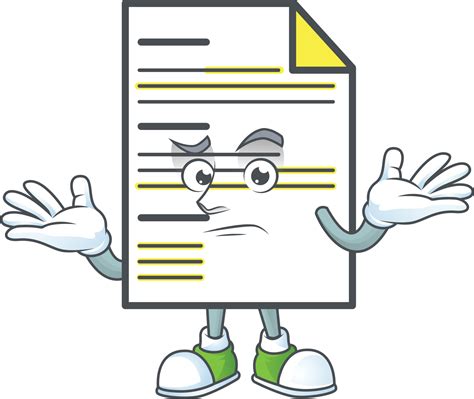 Cartoon Document Vector 17788793 Vector Art At Vecteezy