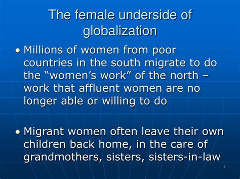 Ppt “nannies Maids And Sex Workers In The New Economy” Powerpoint