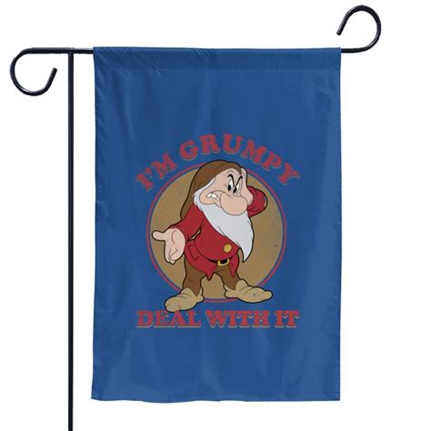 Grumpy Deal With It Dopey And Grumpy 2023 Garden Flags Disney Trip 2023 Id 20494620 By Eduardo