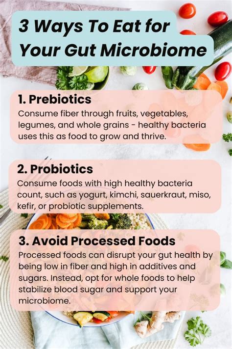 3 Easy Ways To Eat For A Healthy Gut Microbiome 🌱 Boost Your