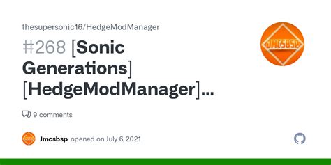 Sonic Generations Hedgemodmanager Type Typeinitializationexception Error · Issue 268