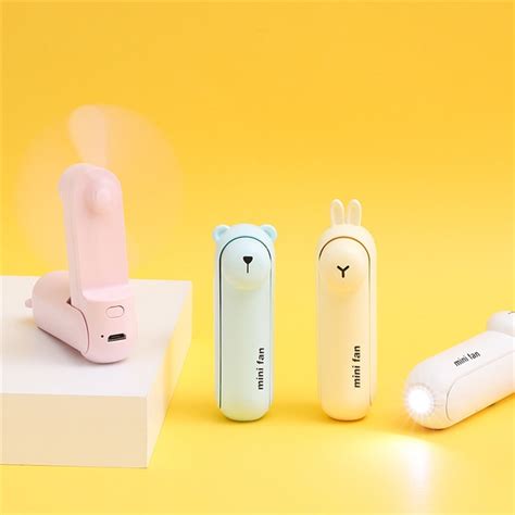 미니 휴대용 Usb 선풍기 휴대용 전기 선풍기 충전식 무소음 포켓 쿨링 핸드 이벤트 조명 포함 2023 Aliexpress