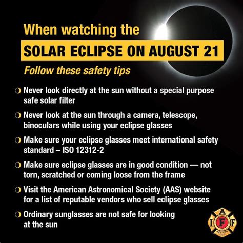 Safety Tips For Watching The Solar Eclipse