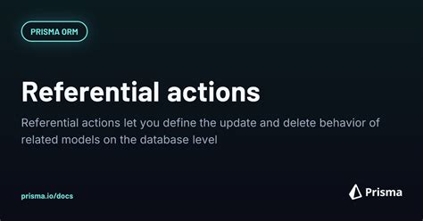 Special Rules For Referential Actions In Sql Server And Mongodb