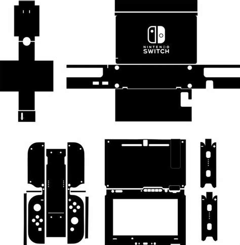 Nintendo Switch Case Template 300 Dpi For A High Quality Print