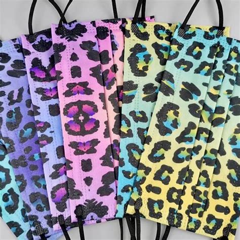 Rainbow Leopard Face Masks 30 Pack Minx Brows