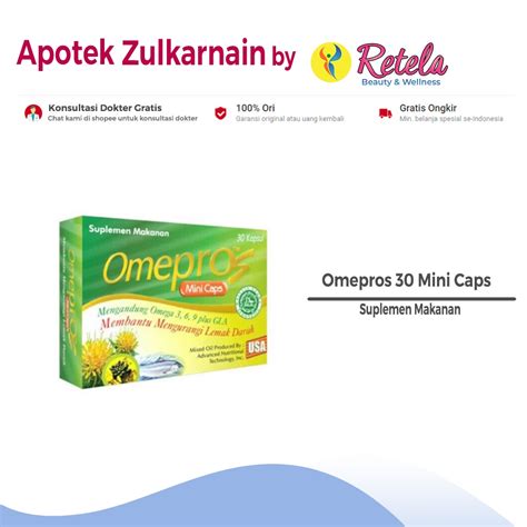 Jual Omepros Mini Caps 30 Capsul Shopee Indonesia