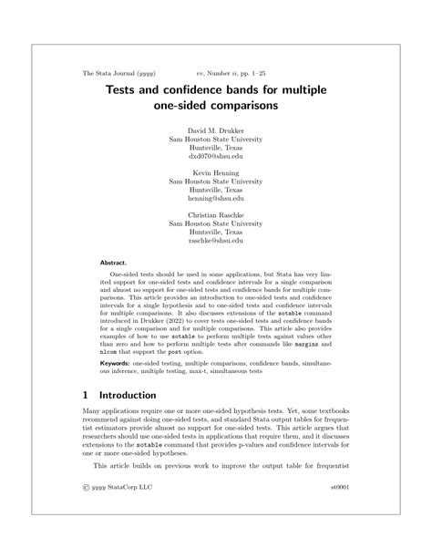 Pdf Tests And Confidence Bands For Multiple One Sided Comparisons