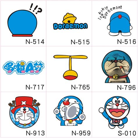 Baru Doraemon Decal Konsep Penting