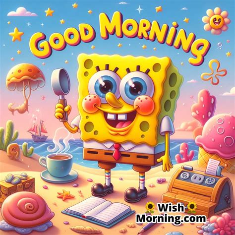 Good Morning Cartoon Wish Morning