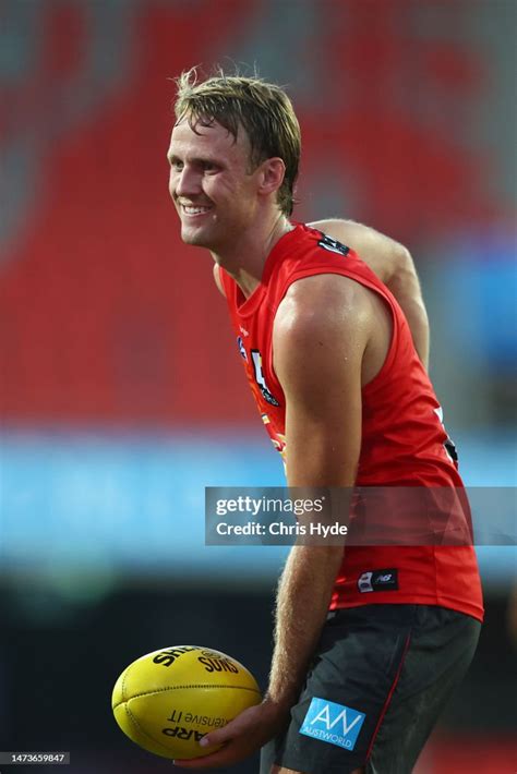 Jack Lukosius During A Gold Coast Suns Afl Training Session At News