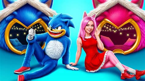 Secret Room For Shin Sonic And Amy Rose Pink Vs Blue Battle Youtube
