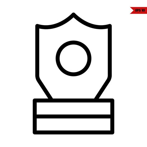 Shield Line Icon 24756794 Vector Art At Vecteezy