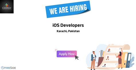 hireside on linkedin centegy hireside ios developers karachi sindh