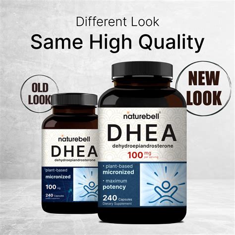 Micronized Dhea 100mg 240 Capsules Naturebell