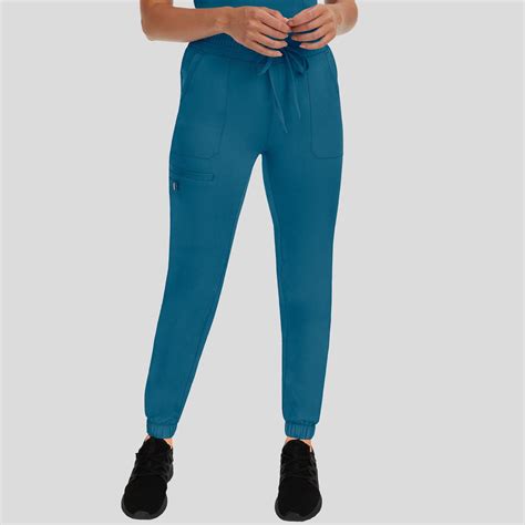 Womens Renee Jogger Scrub Pant Caribbean Roberts Medical Uniforms