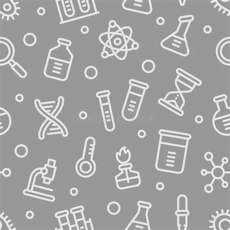 Grey Science Background Stock Illustrations 58132 Grey Science