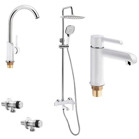 ᐉ Душевая система Grand Qtap для ванны/кран на умывальник/кран для ...