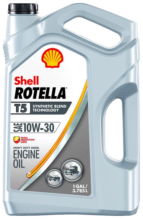 Shell Rotella T5 Synthetic Blend Technology Heavy Duty Diesel Sae 10w