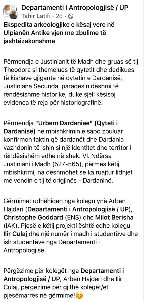 Valdet Hashani Md Msc Phd On Linkedin Dardane Seal Vula Dardane