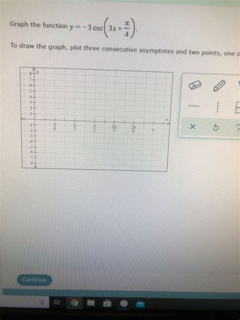 Solved Graph The Function Y 3 Csc 3x To Draw The Graph
