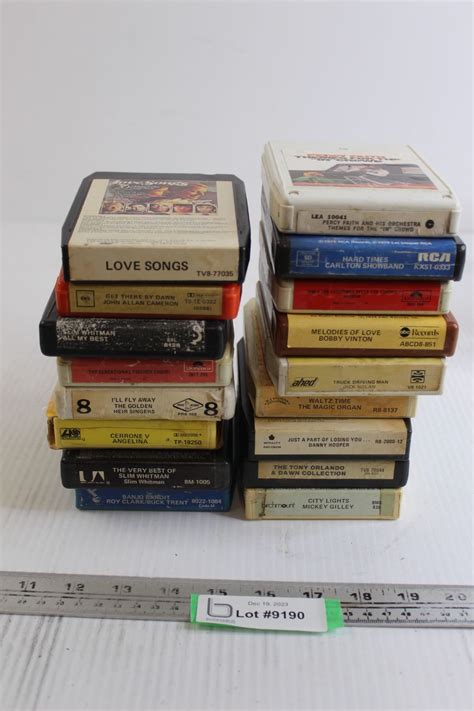 17 8 Track Tapes Bodnarus Auctioneering
