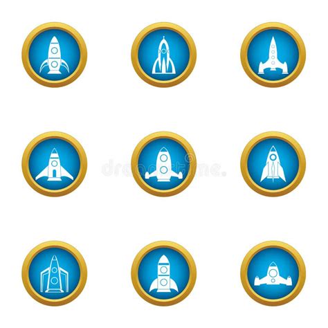 Ballistic Missile Icon Outline Style Stock Vector Illustration Of
