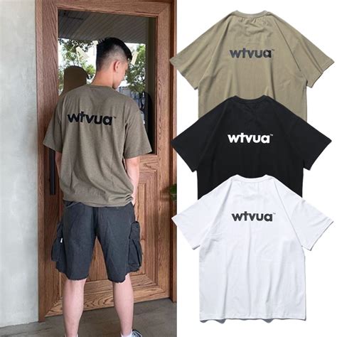 MADNESS MDNS WTAPS Japanese Yue Boon Rak Fashion Brand Loose Crewneck Print Toru Nishiyama Short