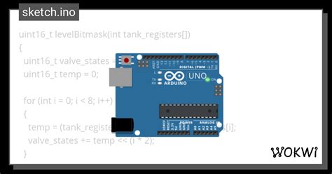 Bit Masking And Unmasking Wokwi ESP STM Arduino Simulator