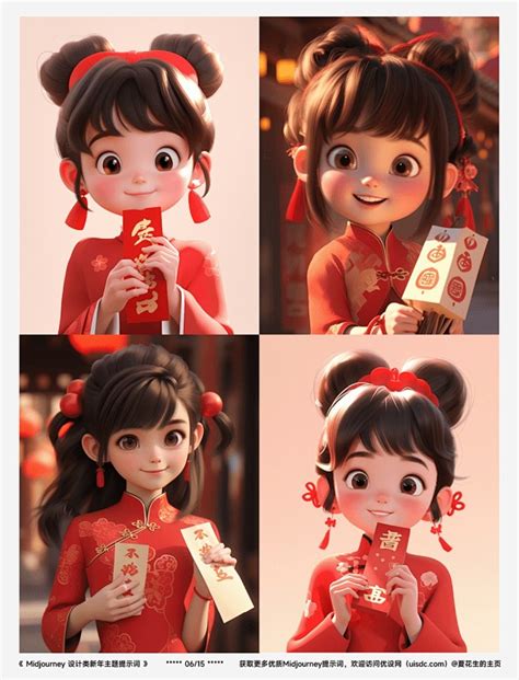 可爱3d中国女孩