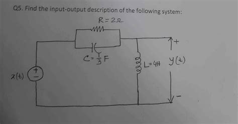solved find the input output description of the following