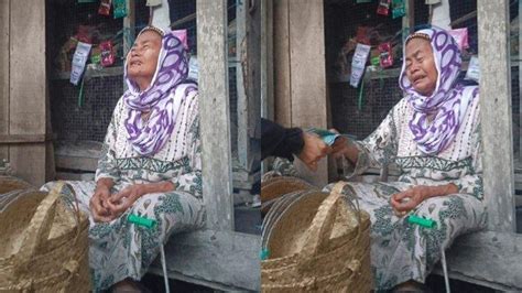 Nenek Ainah Menangis Terharu Dan Bersyukur Dagangan Ludes Diborong Relawan Hst Kalsel