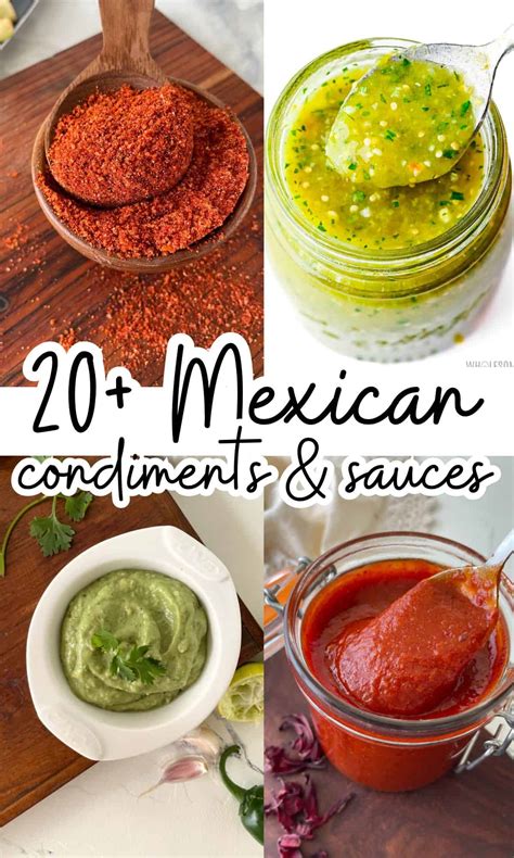 Mexican Condiments List At Emma Spyer Blog