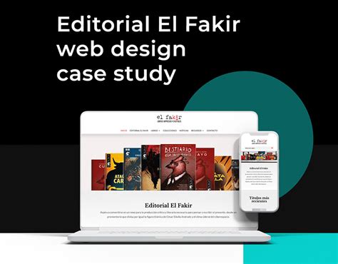 Editorial El Fakir Web Design Case Study Behance