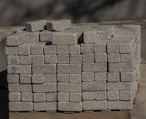 Adoquines De Hormigón Como Material De Construcción Foto Premium