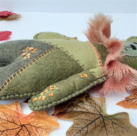 Teddy Bear Crazy Patchwork Bear Woodland Hang Folksy