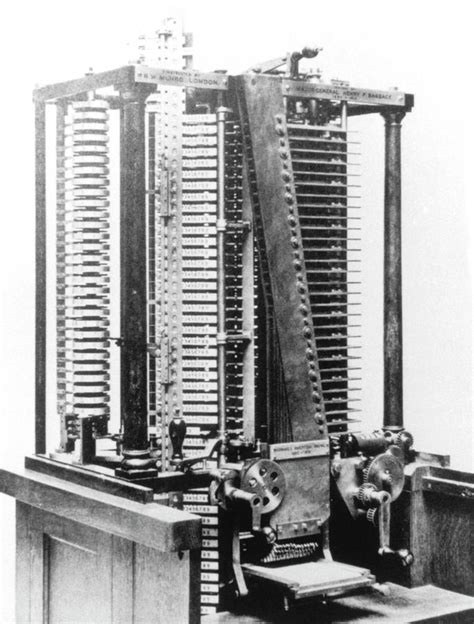 A Mill Of Babbages Analytical Engine By Science Photo Library
