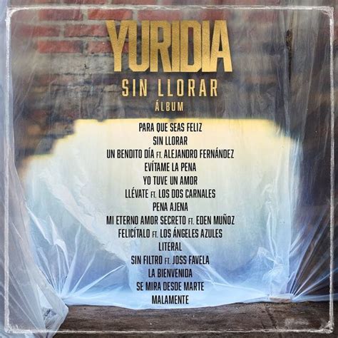 Sin Llorar De Yuridia ¿cuándo Sale El Nuevo álbum Que Ya Puedes
