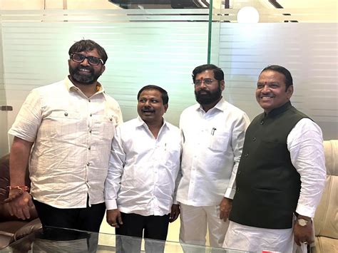 मुख्यमंत्री एकनाथ शिंदेंनी घेतली आमदार अण्णा बनसोडे यांची भेट राष्ट्रवादीमध्ये अस्वस्था