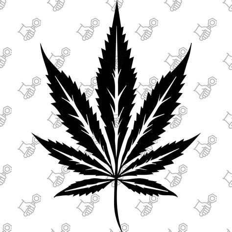 Pot Leaf Svg Download Svg For Cricutsvg Files For Silhouette Etsy