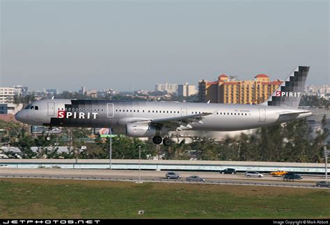 N588nk Airbus A321 231 Spirit Airlines Mark Abbott Jetphotos