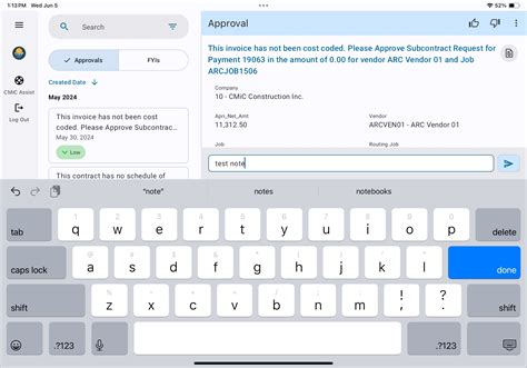construct apr imaging records attachments and notes