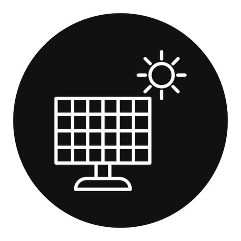 Premium Vector Solar Panel Vector Illustration