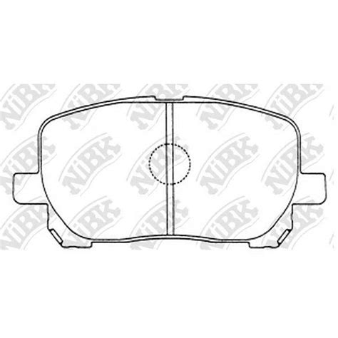 Колодки тормозные Nibk Pn1470 купить по низким ценам в интернет